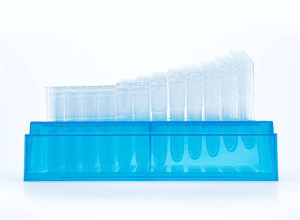 New Item strips of 8 1.2mL Tubes in SBS Rack, Sterile 10 racks per unit ...